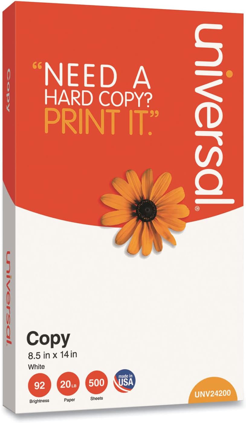 Amazon.com : Universal Copy Paper, 92 Bright, 20 lb., 8.5 x 14, Legal ...