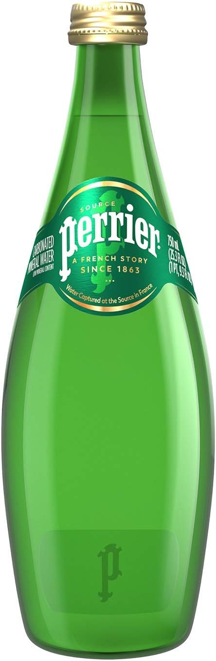 Amazon.com: Perrier Carbonated Mineral Water, Original, 25.3 Fl Oz ...