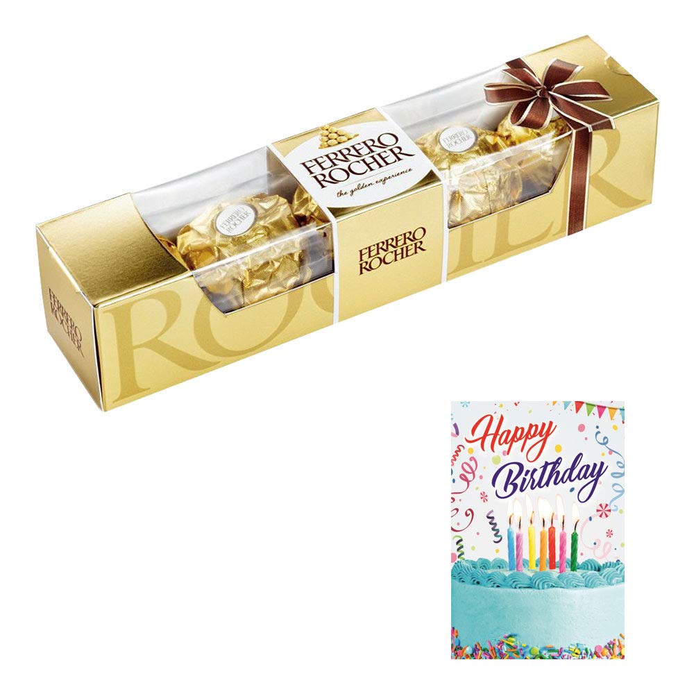 SFU E Com Ferrero Rocher Chocolates with Birthday Greeting Card - Pack ...