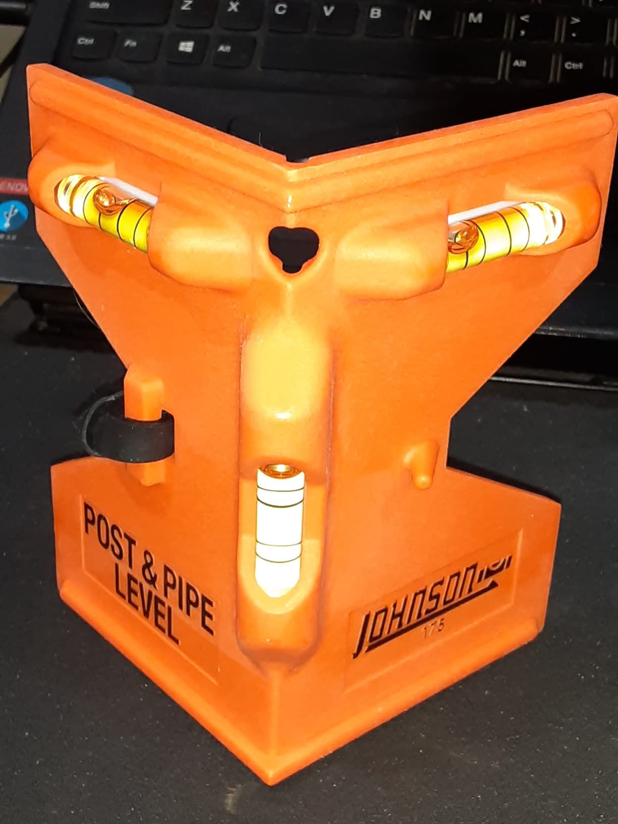 $1/mo - Finance Johnson Level & Tool 175-O Orange Post & Pipe Level, 4 ...