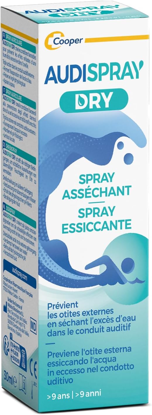 AUDISPRAY DRY Spray Auriculaire 30mL - Soulage Oreille Bouchée