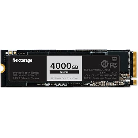 Amazon.com: Nextorage Japan 4TB NVMe PCIe Gen.4 M.2 Internal SSD (Read ...
