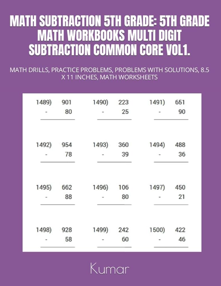 Common Core 5th Grade Math Worksheets Volume Worksheets For 5th Grade