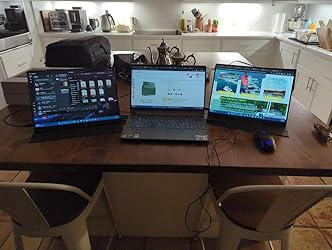 Amazon.com: MAGICRAVEN 4K Portable Monitor, 16" 3840x2400 IPS Laptop ...