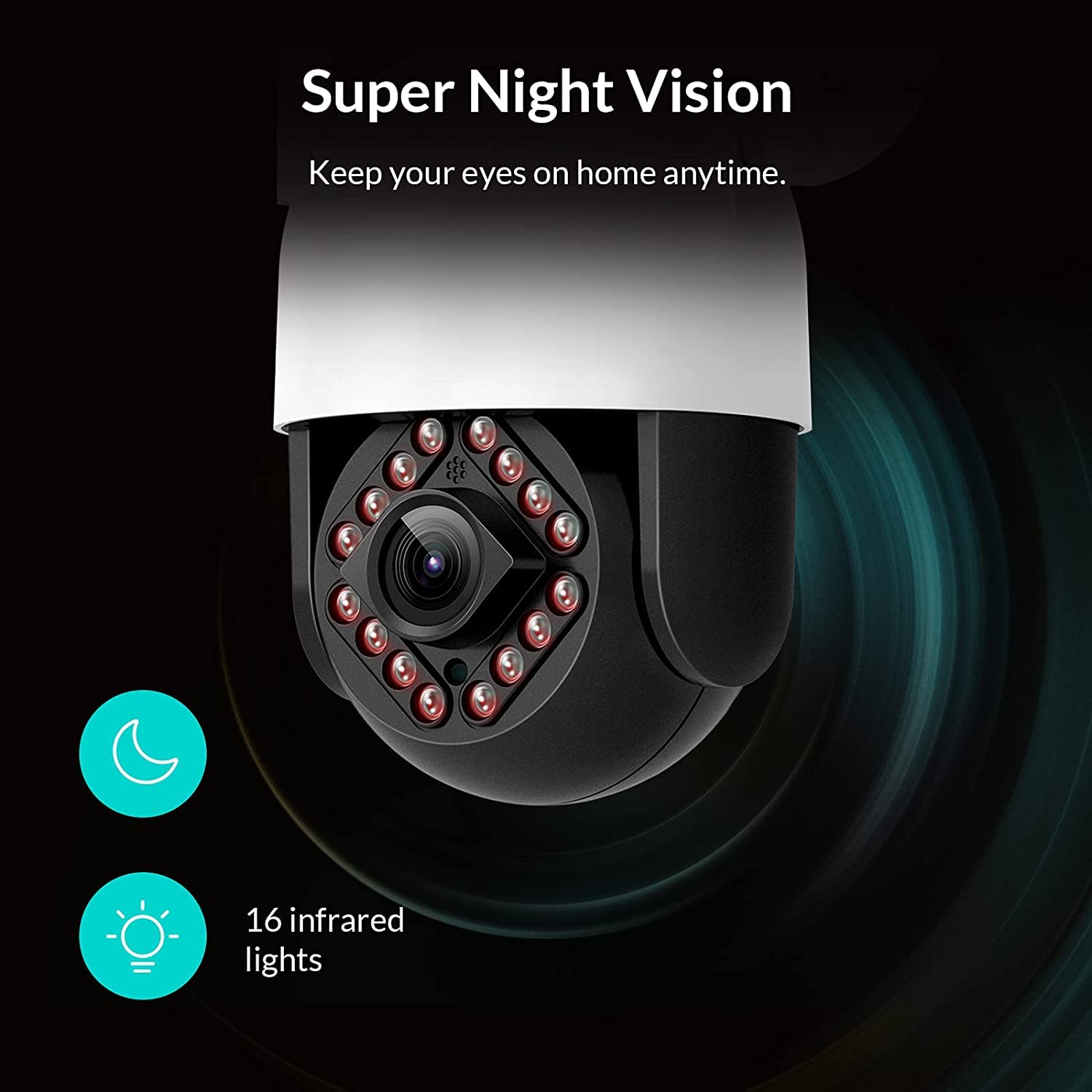 Buy Outdoor Security Camera, Netvue Sentry 2 1080P IP Camera, Pan/Tilt ...