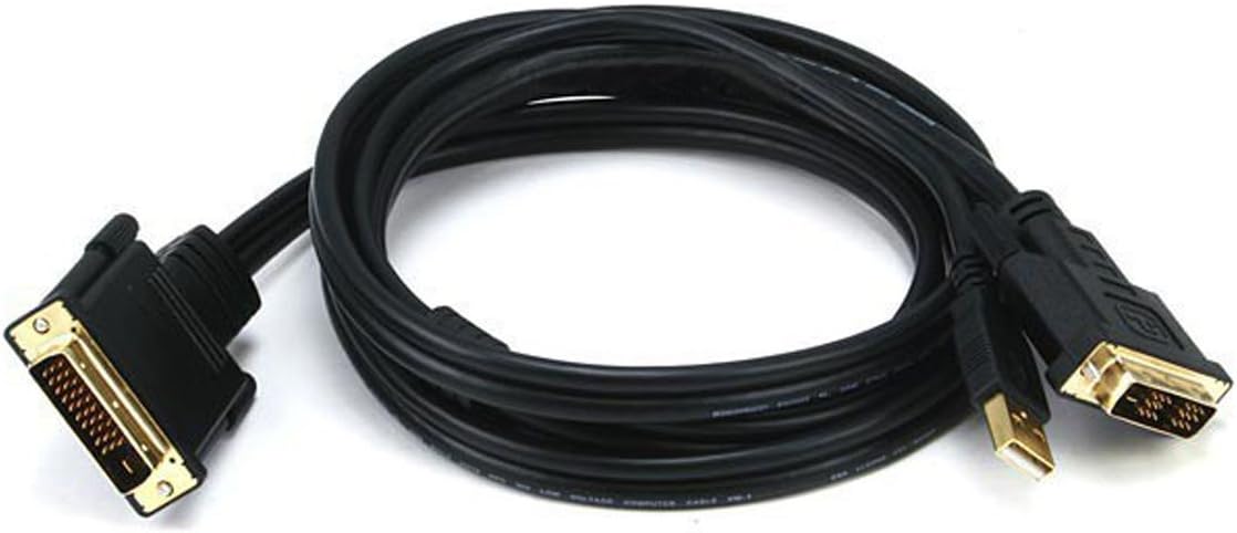 6ft 28AWG DVI-D & USB (A Type) to M1-D (P&D) Cable - Black : Amazon.ca ...