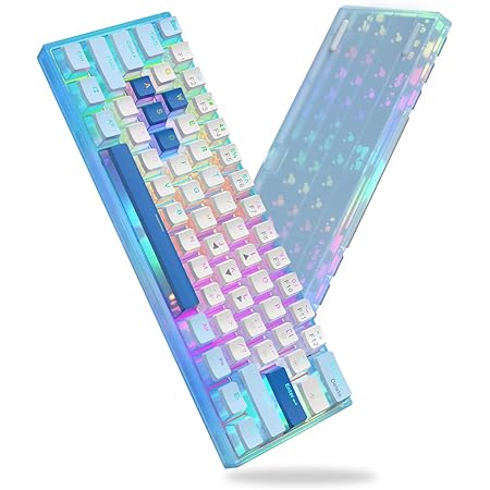 Amazon.com: MAGIC-REFINER MK25 Wired 60% Mechanical Gaming Keyboard,Hot ...