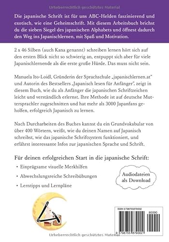 Japanisch für Anfänger: Japanisch schreiben lernen: Hiragana, Katakana und Basisvokabular ...