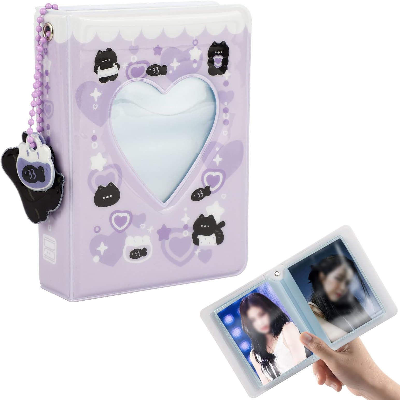 3 Inch Mini Photo Album Set of 2, MaehSab Small Kpop Photocard Binder ...
