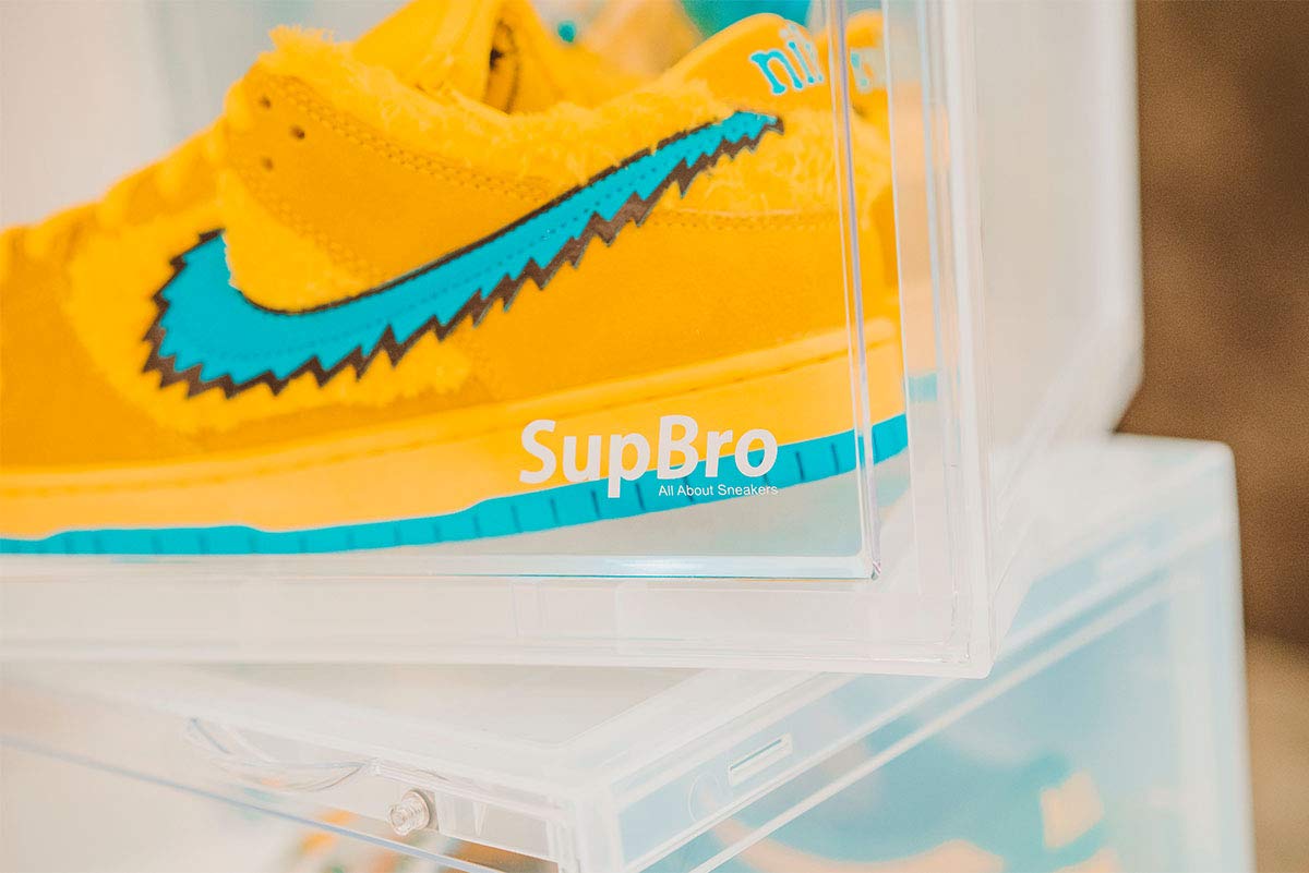 SupBro Collection Crate - Easy Access Storage Shoes Box -Plastic ...