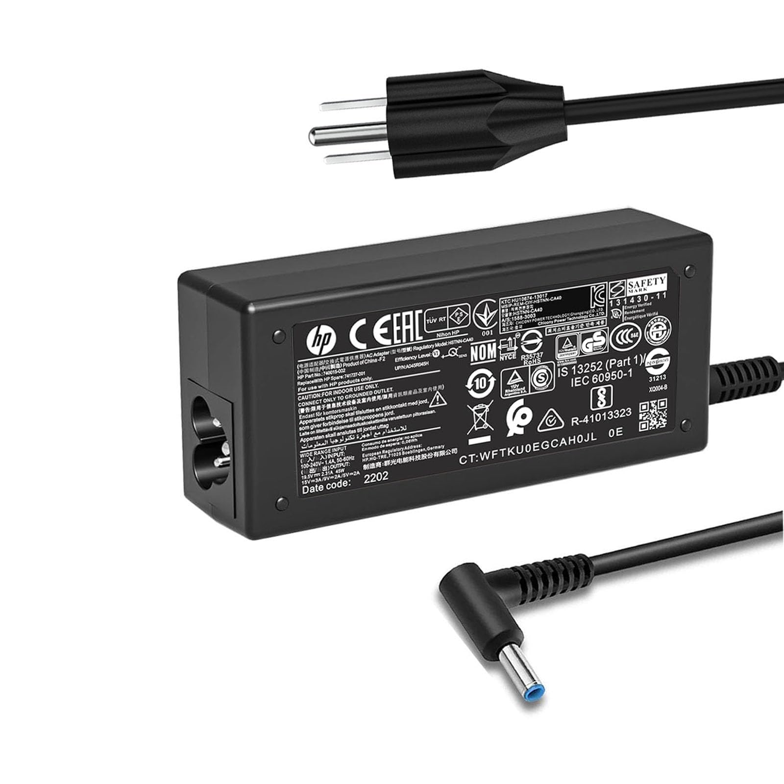 Amazon.com: 45W 19.5V 2.31A L25296-001 L25296-003 741727-001 Laptop ...