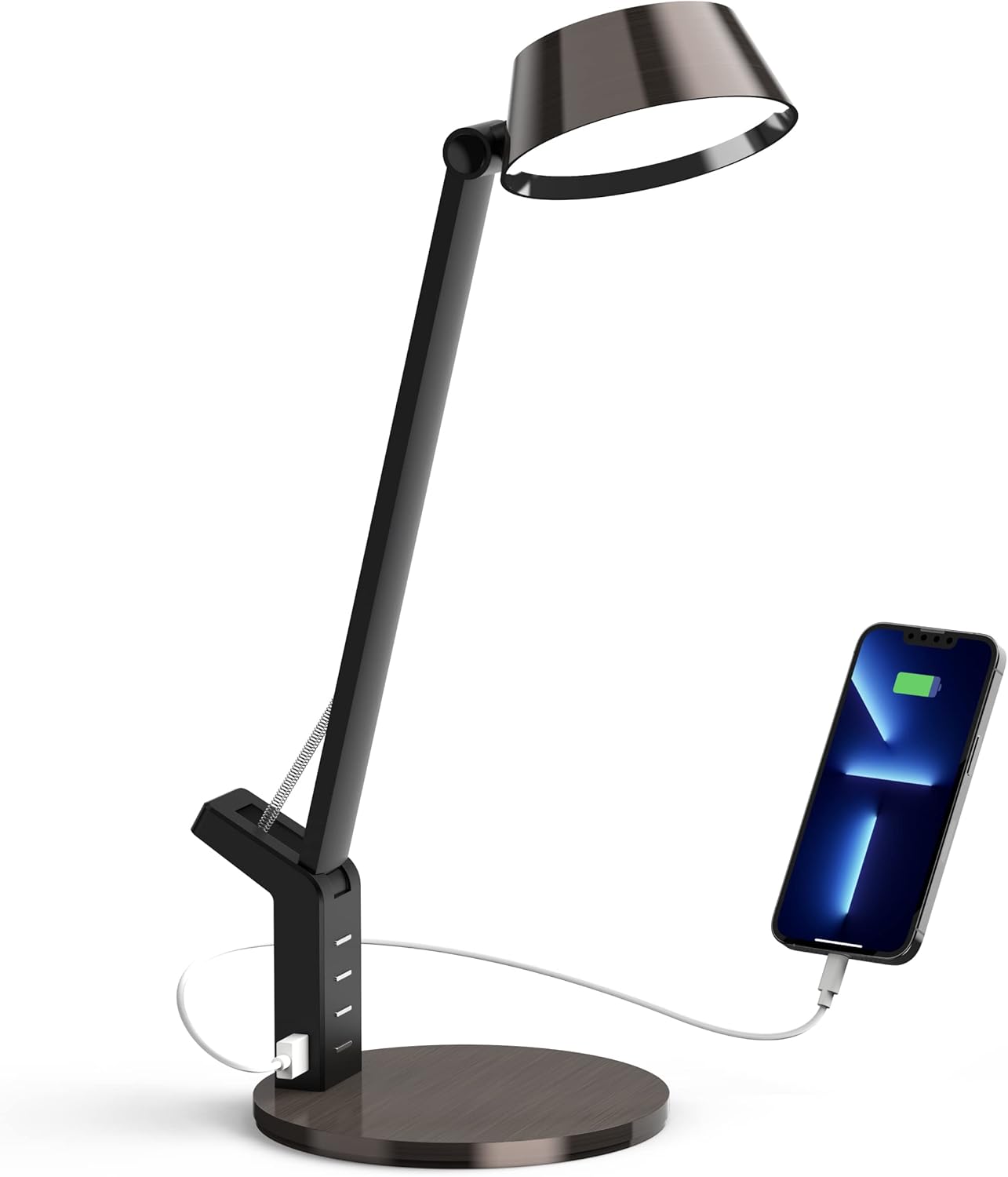 LED Desk Lamp with USB Charging Port, Home Office Desk Lamp Touch ...