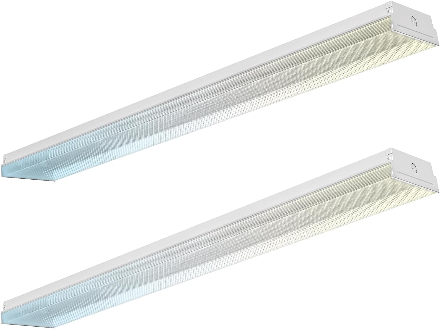 Sunco 2 Pack LED 11 Inch Prisma Wraparound, 4 Foot LED Light Fixture ...