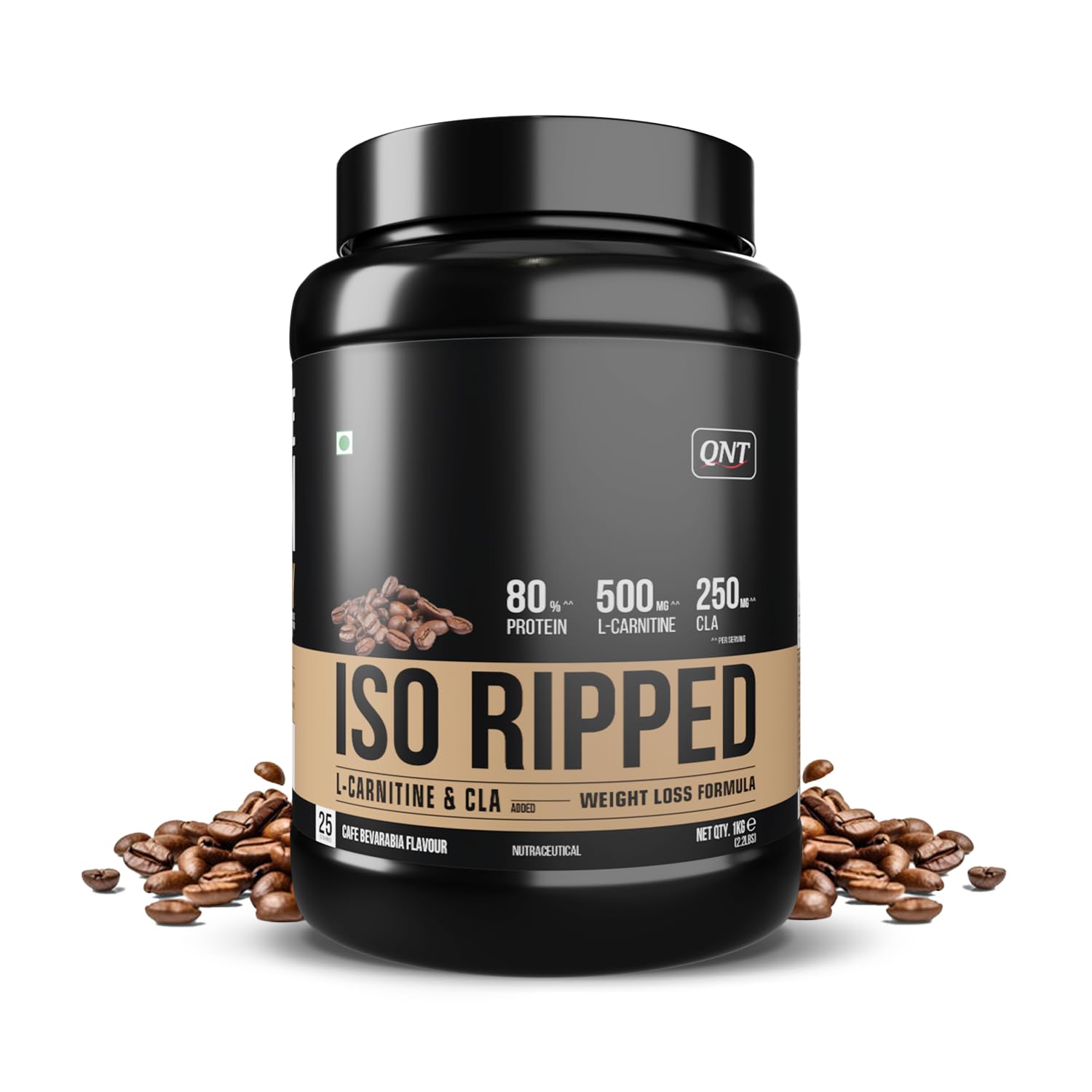 QNT ISO Ripped Whey Protein Isolate Powder | With L-Carnitine & CLA ...