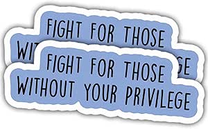 Amazon.com: 2pcs Equality Stickers Human Rights Decals Fight for Those ...