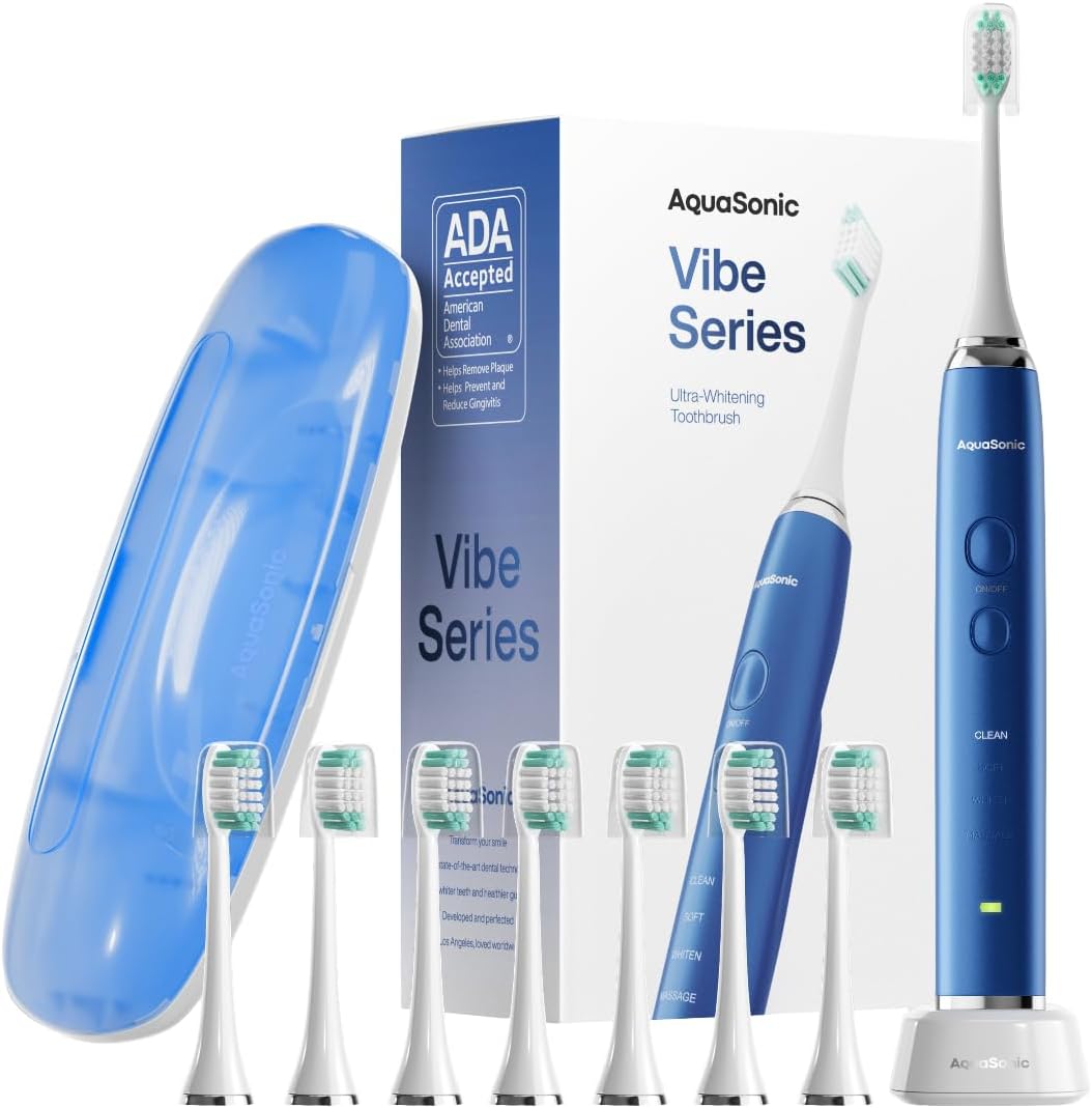 Amazon.com: Aquasonic Icon ADA-Accepted Rechargeable Toothbrush ...