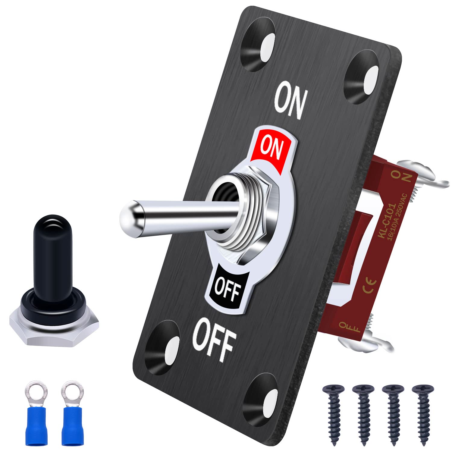 Twidec/1 Gang Rocker Toggle Switch Metal Panel with Nepal | Ubuy