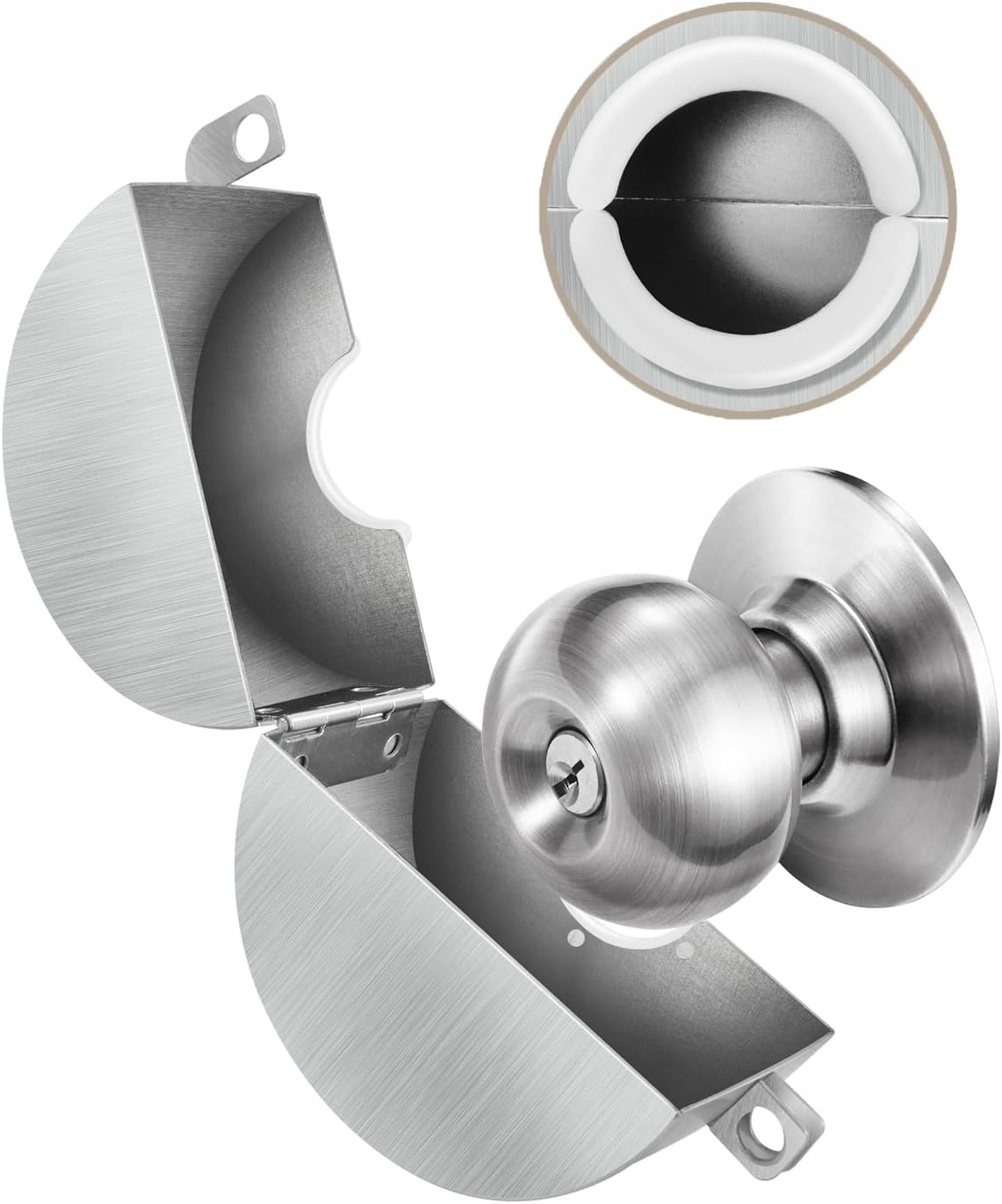 Door Knobs Lock Out Device, Doors Knob Cover, Temporary Lock Childproof ...