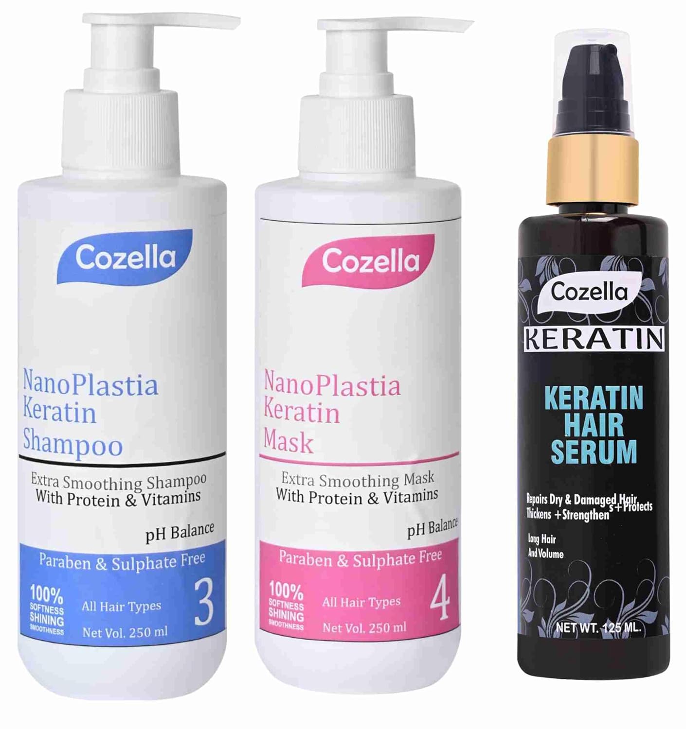 Buy Cozella Smooth and Silky Daily Care Anti Dandruff Hair Fall Defence ...