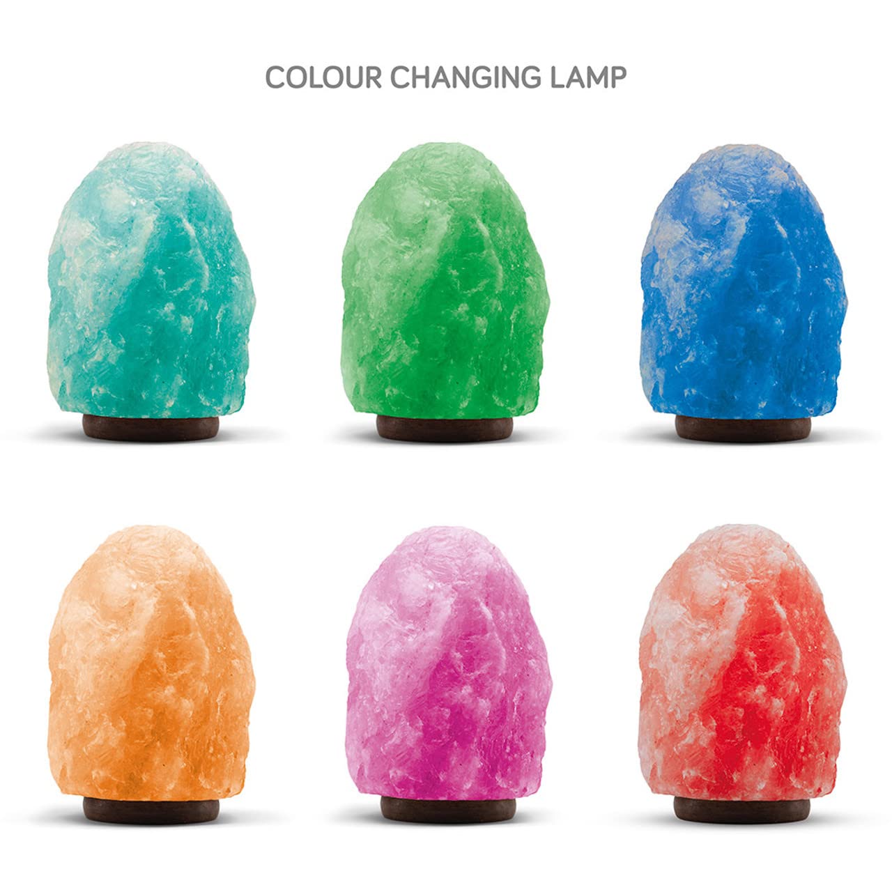 InGenious Himalayan Pink Salt Lamp | Colour Changing LED RGB Desk Light ...