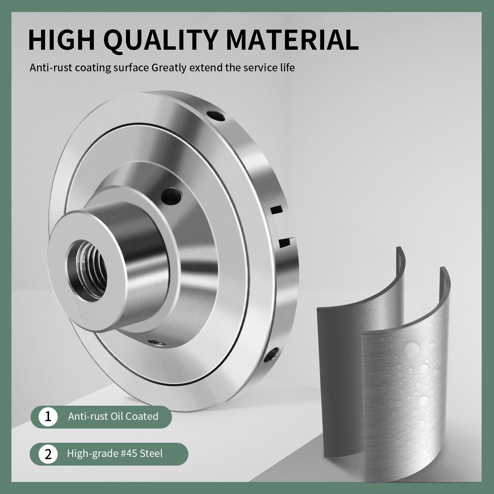 Snapklik.com : Wood Lathe Chuck 6 Inch 4 Jaws Self-Centering Lathe ...