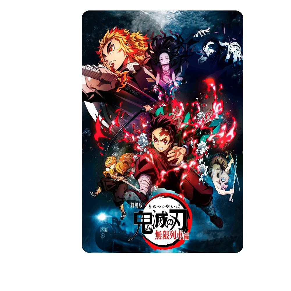 Buy Demon Slayer Metal Wall Art Japan Manga Anime Metal Decoration Tin ...