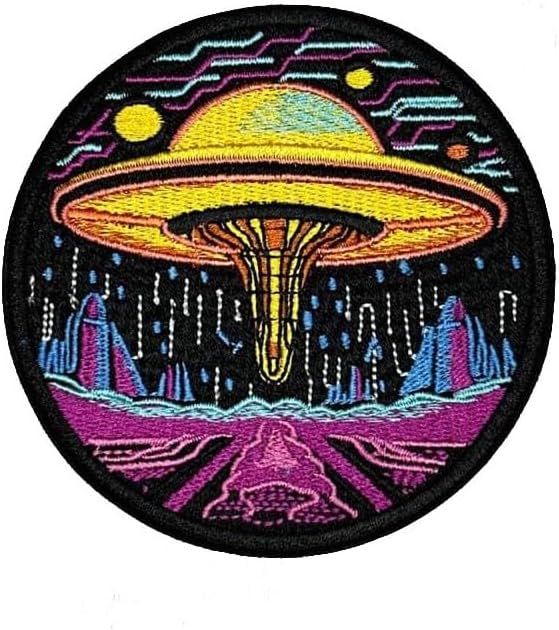 Amazon.com: Alien Patch, Alien Patches, 3.5 Inch UFO Alien Patch ...