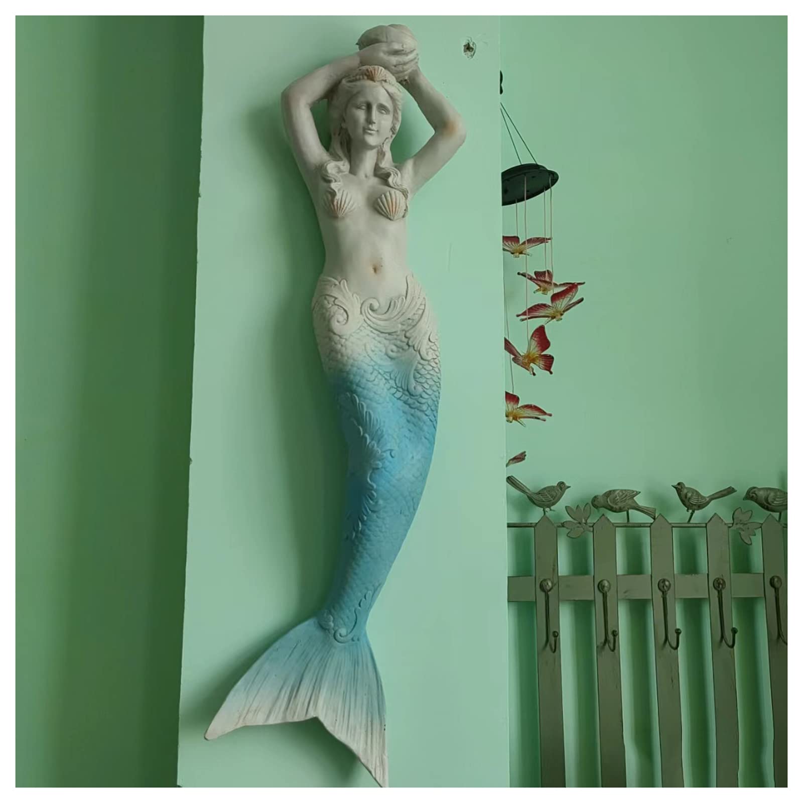 Resin Mermaid Wall Decor
