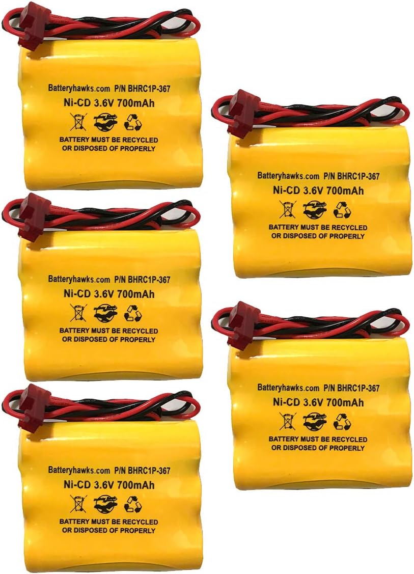 Amazon.com: (Pack of 2) Replacement Battery for Emergency Light EXIT ...