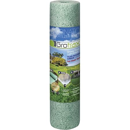 Amazon.com : Grotrax Biodegradable Grass Seed Mat - 100 sqft Year Round ...