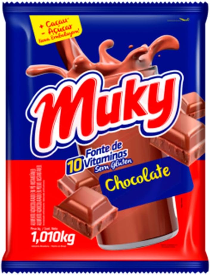 Muky – Achocolatado em Pó Sabor Chocolate 1010g | Fórmula Original ...