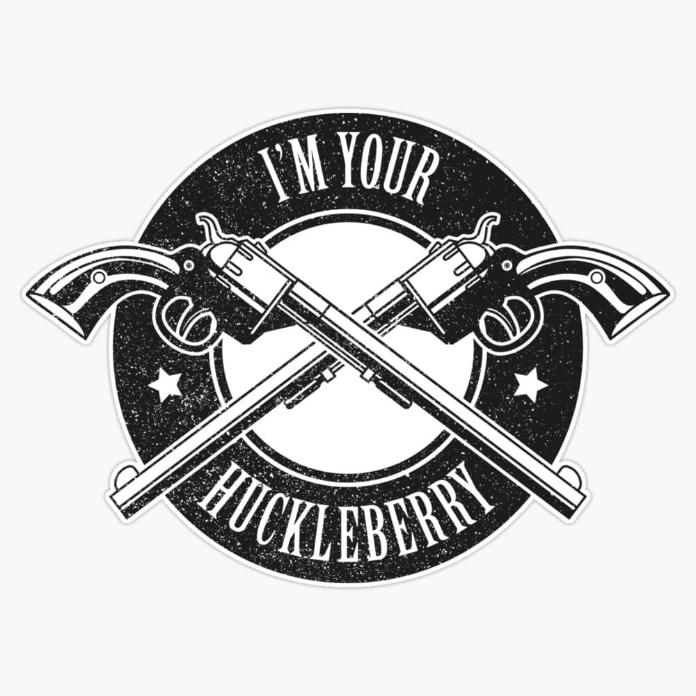 Amazon.com: I'm Your Huckleberry Sticker Bumper Sticker Vinyl Decal 5 ...