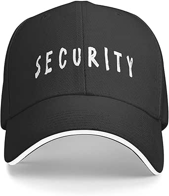 Generic Security Baseball Cap Dad Hat Adjustable Size Men and Women ...