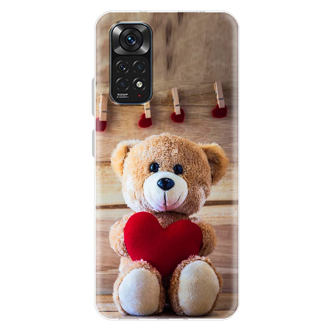 Fashionury Designer Case for Redmi Note 11 - Transparent, Scratch ...