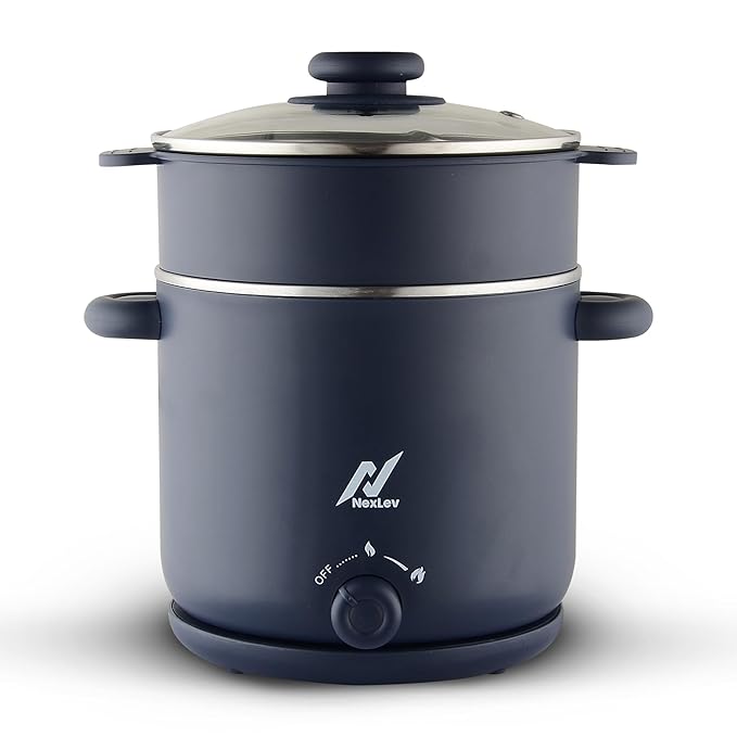 Nexlev Multi Purpose Electric Food Kettle|1.8L Stainless Steel Pot ...