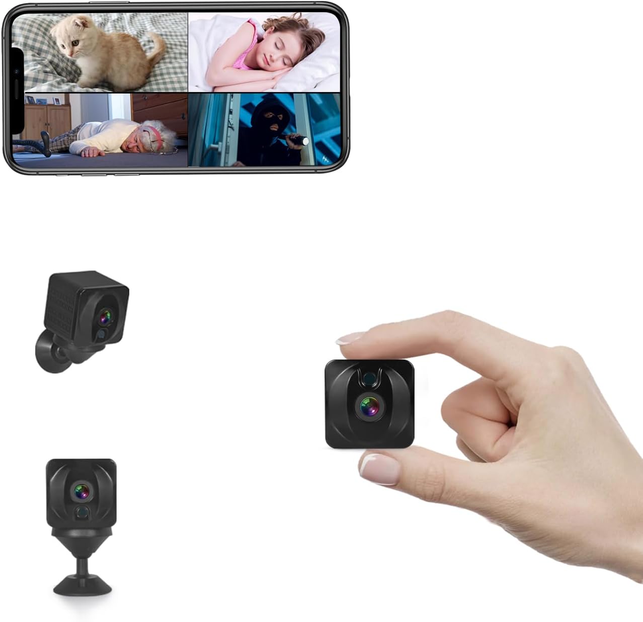 Amazon.com : Smallest Spy Camera,Hidden Camera Detector,HD1080P ...