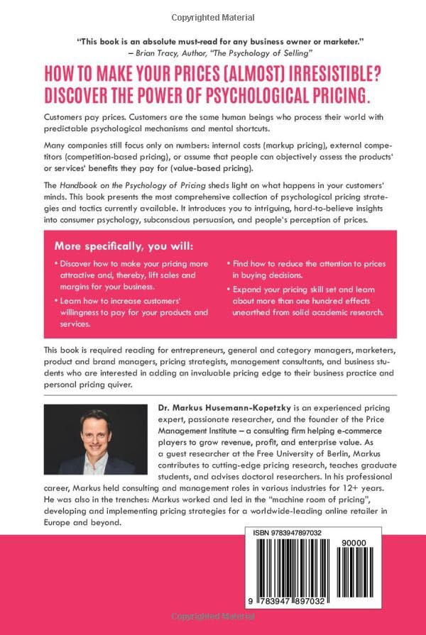 Snapklik.com : Handbook On The Psychology Of Pricing: 100+ Effects On ...