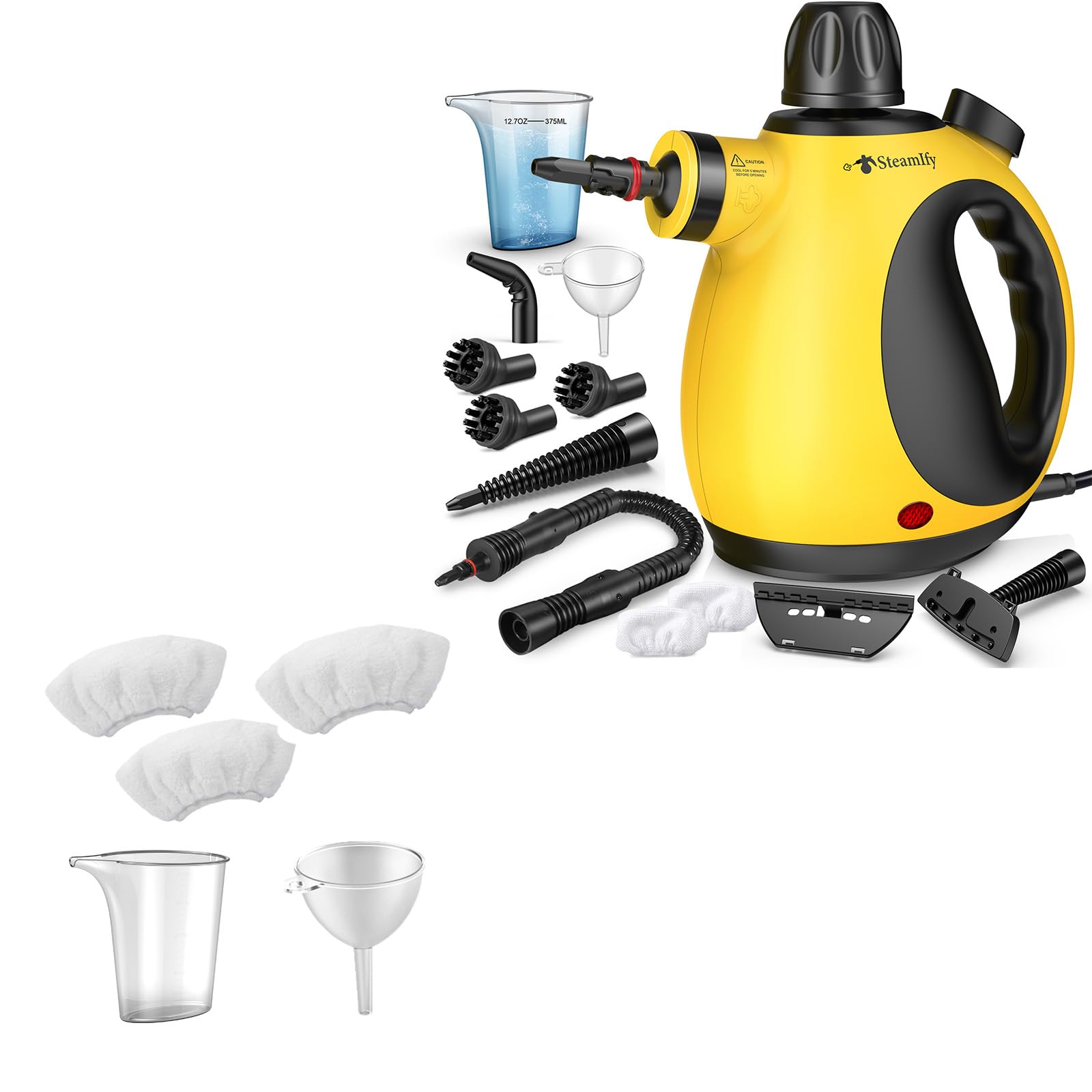 Amazon.com - STEAMIFY Pressurized Handheld Steam Cleaner with 5 ...