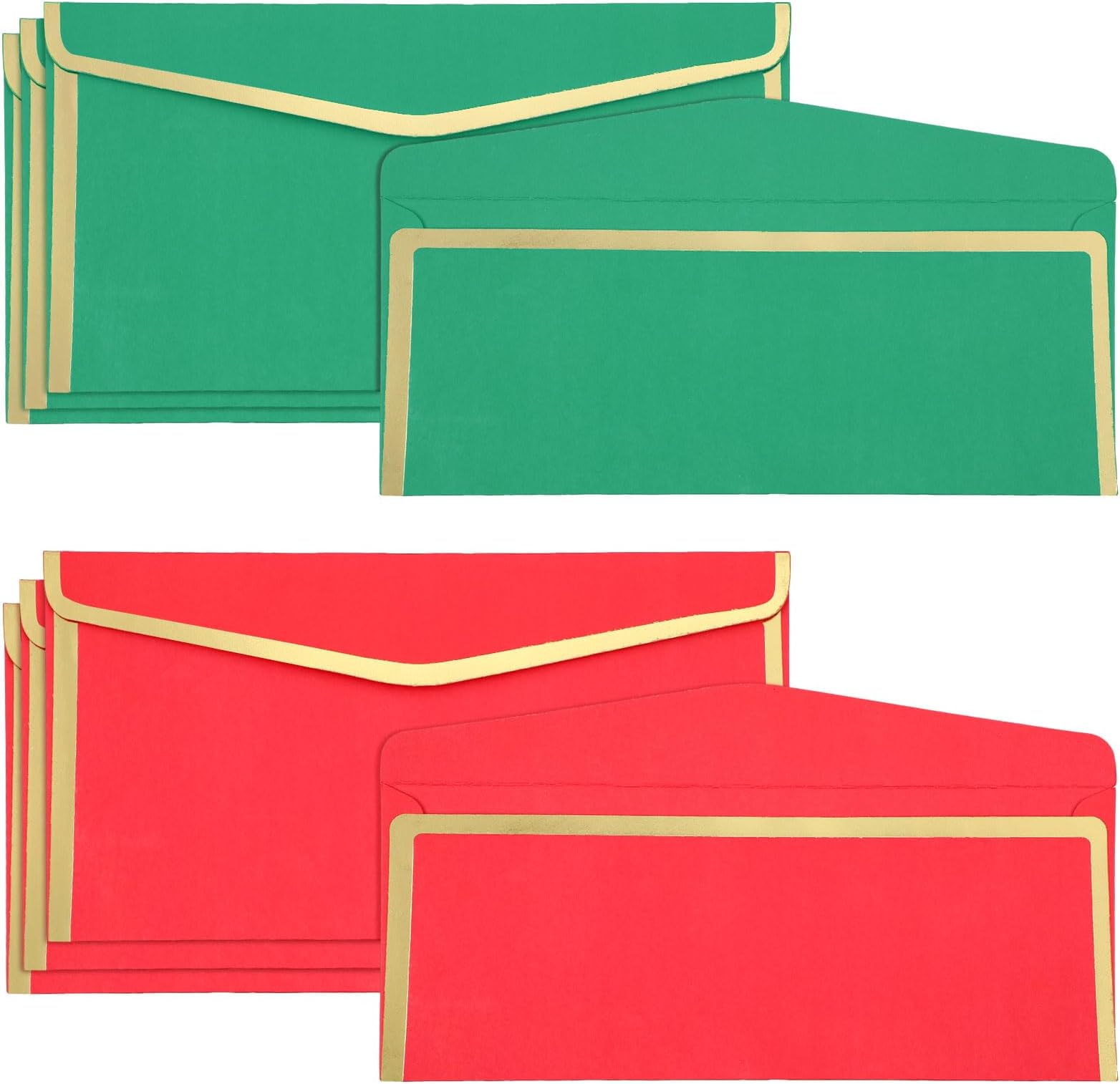 Amazon.com : Tenceur 200 Pcs Christmas Red and Green Envelopes with ...