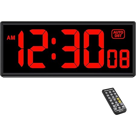 Amazon.com: Ledgital Countdown Timer Cock, Digital Wall Clock for ...