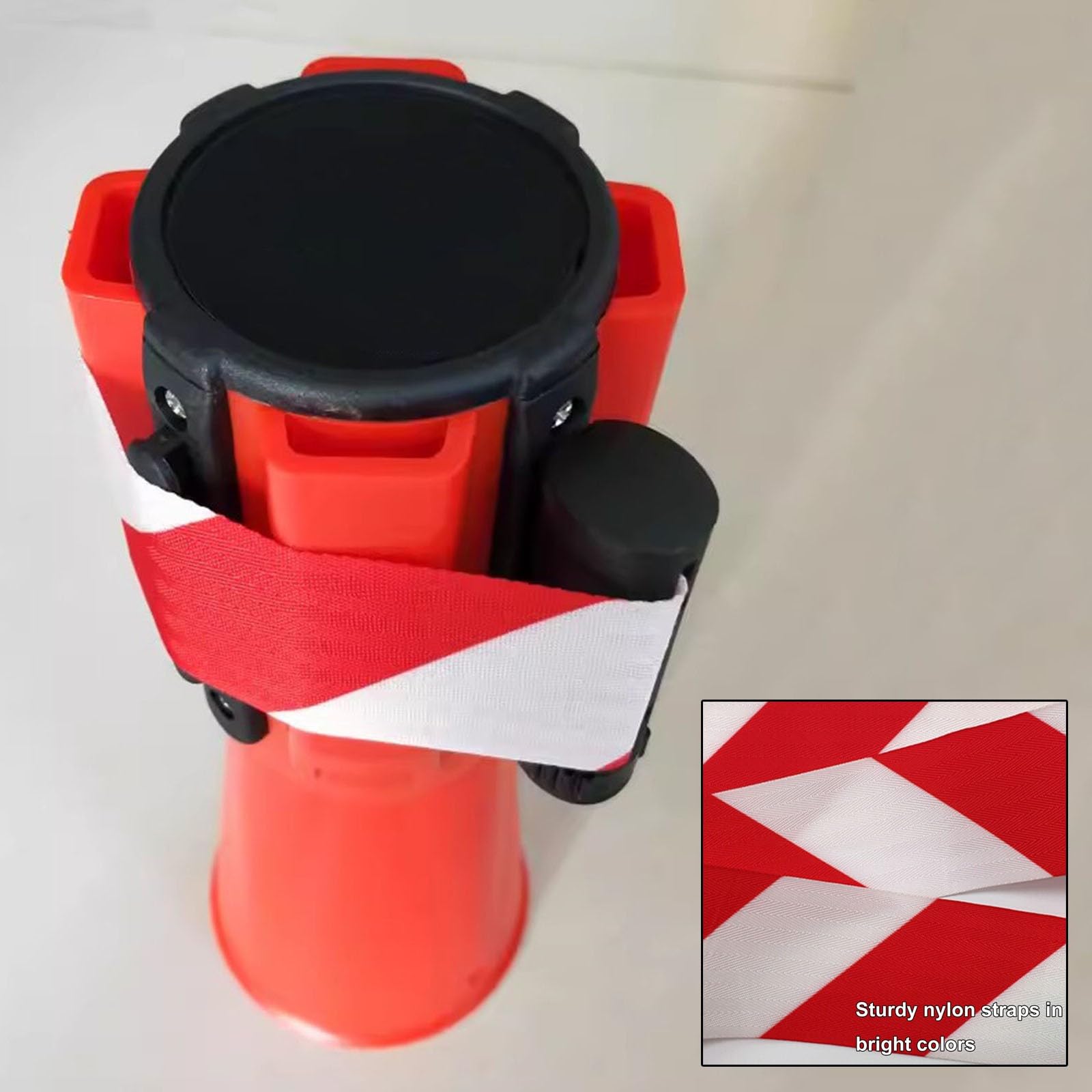 Crowd Control Tape Retractable Cone Barrier Tape | 6.6ft-32ft Safety ...