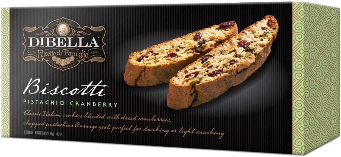 Amazon.com: DiBella Artisan Style Italian Biscotti Cookies (Pistachio ...