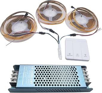 Amazon.com: FCOB WS2811 IC RGB Chip Flexible High Density Uniform Light ...