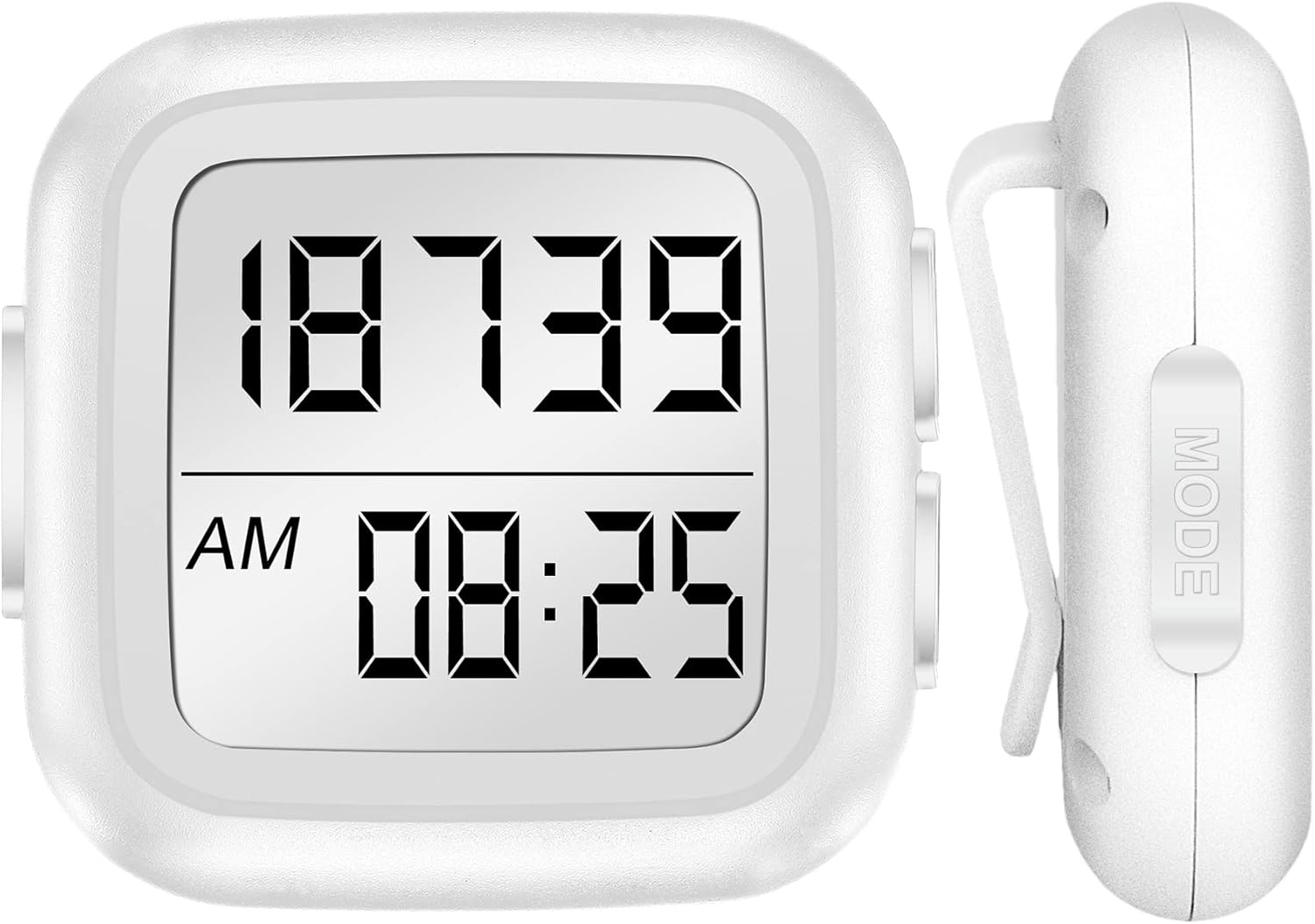 Amazon.com : 3D Pedometer for Walking with Clip, Simple Step Counter ...