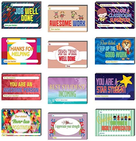 Amazon.com : Creanoso Good Job Students Positive Postcards (60-Pack ...