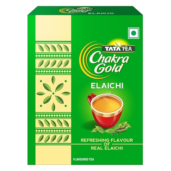 Tata Tea Chakra Gold Elaichi Dust Tea| Refreshing Flavour & Aroma of ...