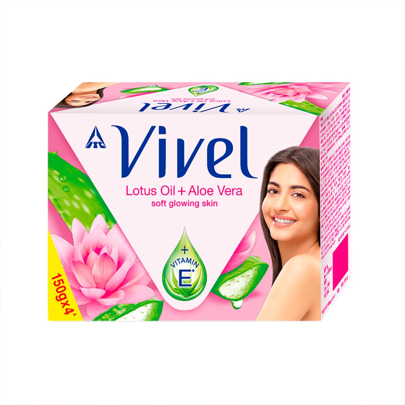 Buy Vivel Lotus Oil Bathing Soap 150gx4 | BIS Grade 1 | Highest Soap ...