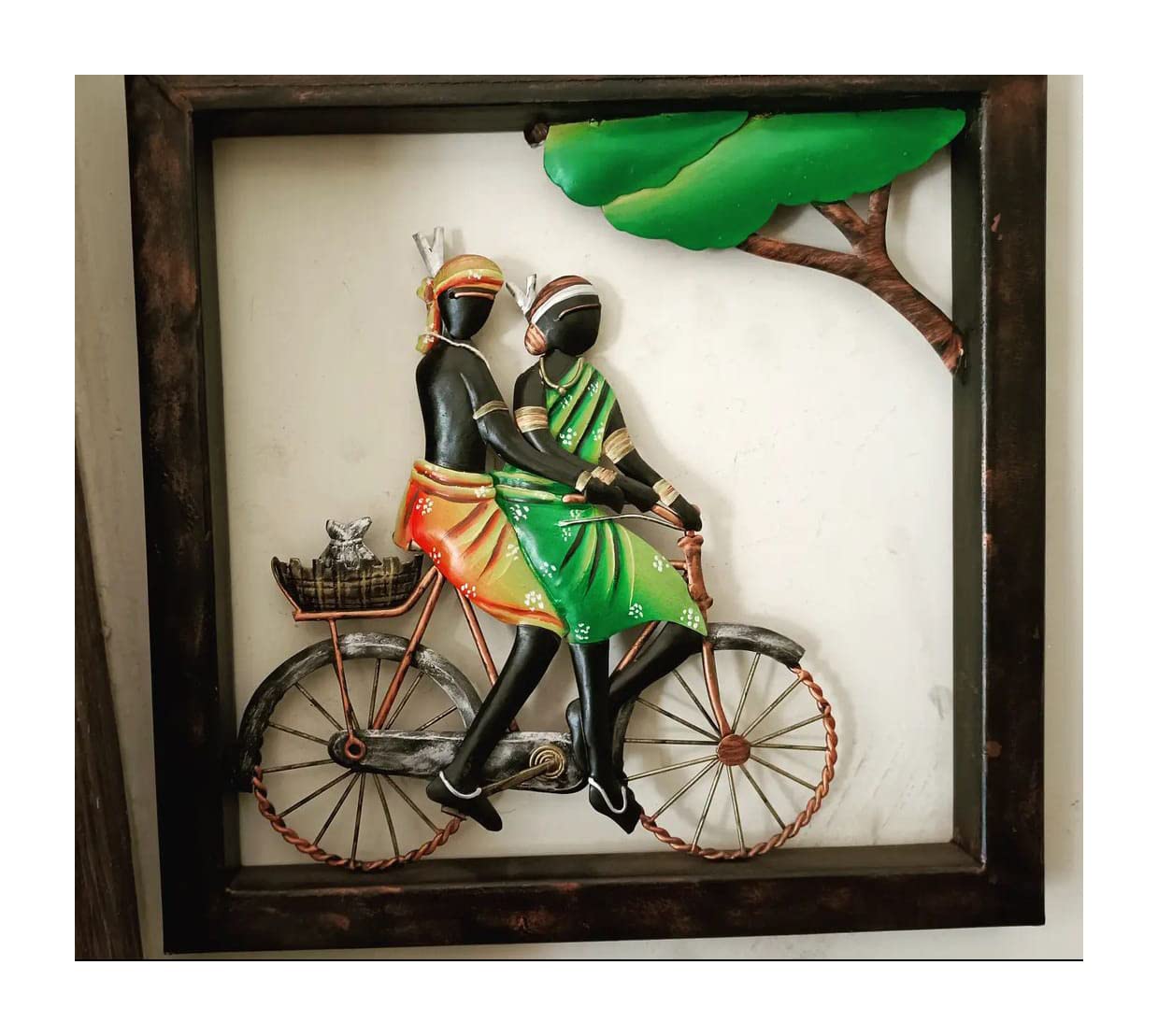 Buy Handmade Brass Art Frame Wall Hanging Modern Wall Frame Art for ...