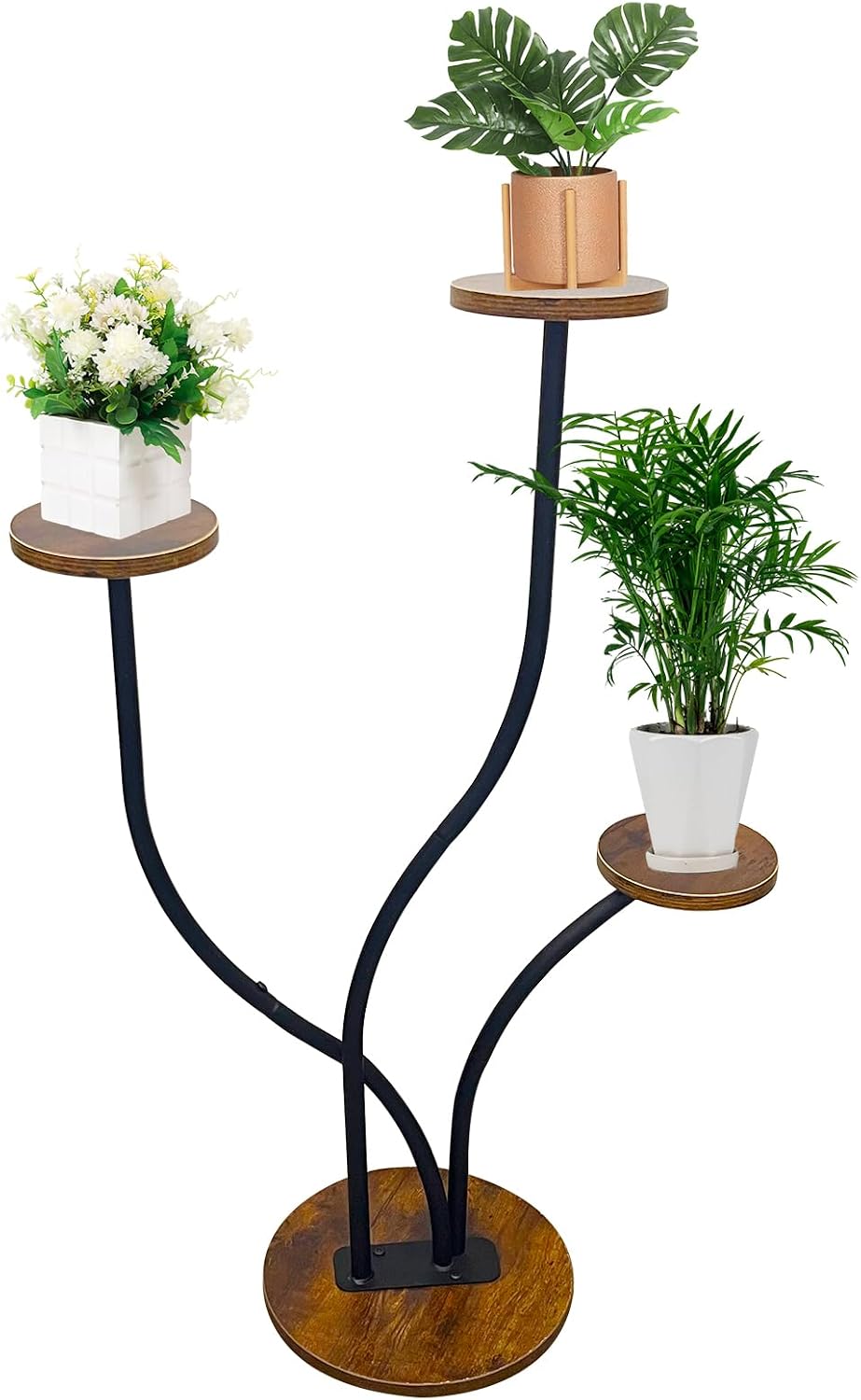 Amazon.com : Plant Stand Indoor 3 Tier Tall Metal Plant Rack Organizer ...