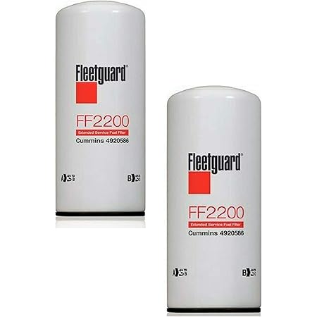 Amazon.com: 6/PACK FLEETGUARD FUEL FILTER FF2200 : Automotive